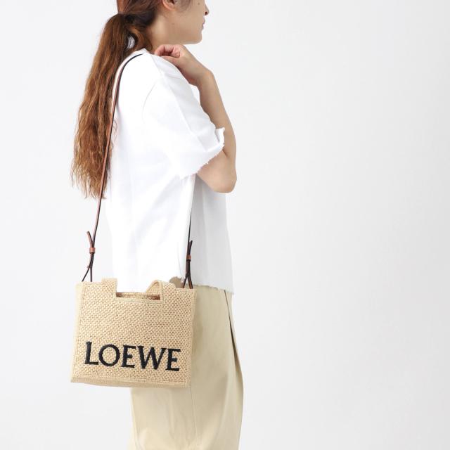 [あす着] ロエベ LOEWE トートバッグ 2WAY ショルダーバッグ レディース LOEWE FONT TOTE SMALL BAG