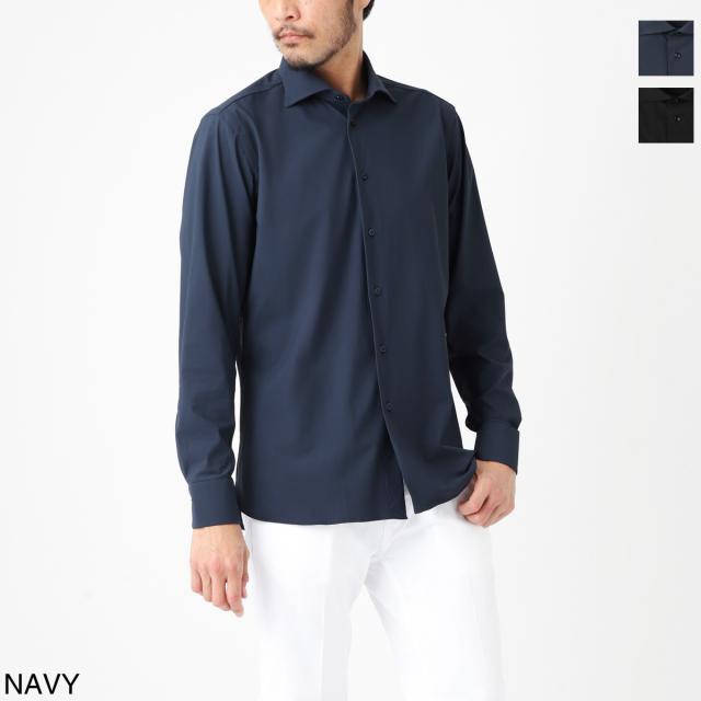 [あす着] ボリエッロ BORRIELLO ワイドカラー シャツ セミワイドカラー フレンチカラー メンズ MARECHIARO SLIM FIT