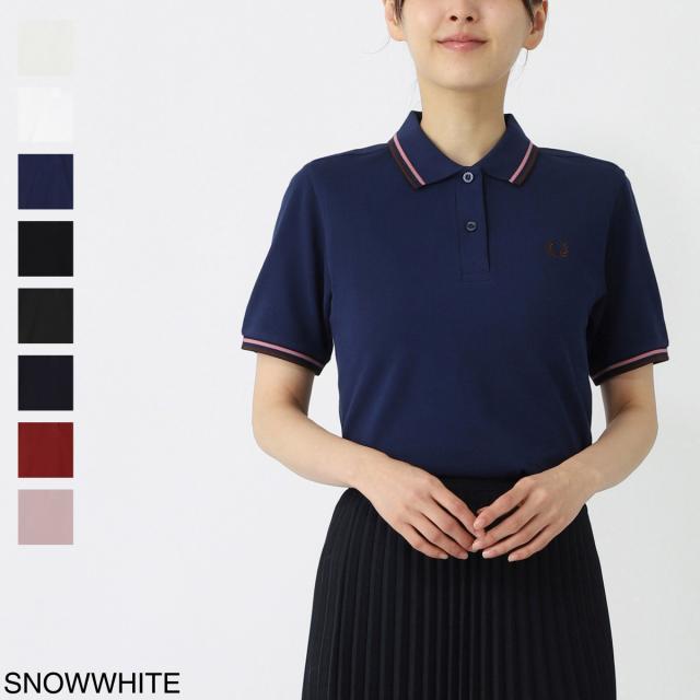 『ネコポス対応(1点まで)』[あす着] フレッドペリー FRED PERRY ポロシャツ レディース TWIN TIPPED FRED PERRY SHIRT