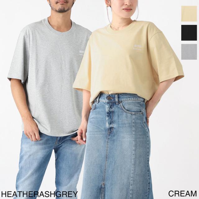 [あす着] アミ AMI クルーネックTシャツ メンズ レディース AMI ALEXANDRE MATTIUSSI TSHIRT