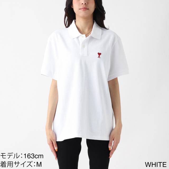 [あす着] アミ AMI ポロシャツ メンズ レディース AMI DE COEUR POLO SHIRT あす着] アミ AMI ポロシャツ メンズ レディース AMI DE COEUR POLO SHIRT