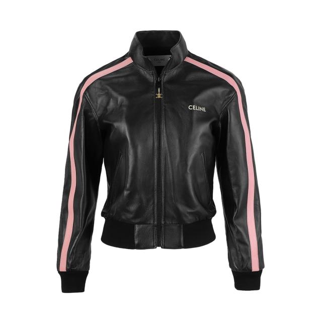 [あす着] セリーヌ CELINE レザージャケット レディース VESTE TRACKSUIT CELINE