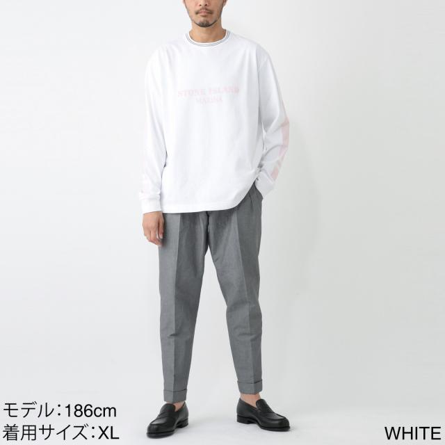 あす着] ストーンアイランド STONE ISLAND クルーネック長袖Tシャツ