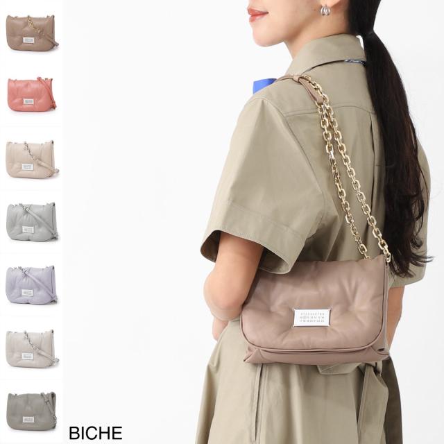 [あす着] メゾンマルジェラ Maison Margiela ショルダーバッグ レディース GLAM SLAM FLAP SMALL