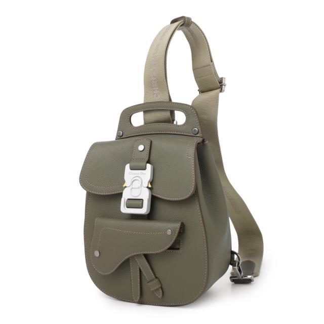[あす着] ディオール DIOR クロスボディバッグ メンズ MINI GALLOP GRAINED CALF