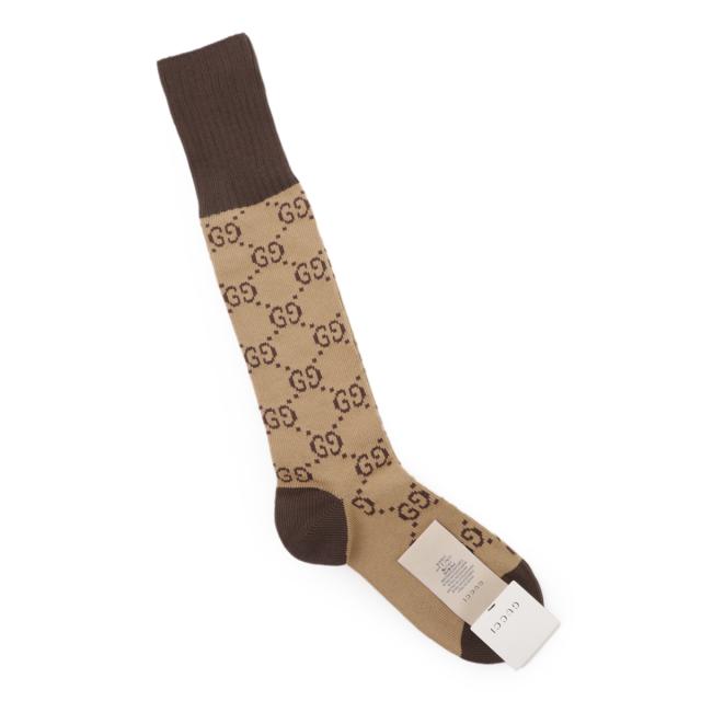 [あす着] グッチ GUCCI 靴下 メンズ GG PATTERN SOCKS