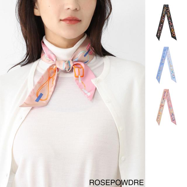 [あす着] エルメス HERMES スカーフ ツイリー レディース DO RE BOUCLES TWILLY