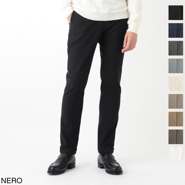 [あす着] インコテックス スラックス INCOTEX SLACKS スラックス コットンパンツ メンズ SLIM FIT 100型 18S100-4611D