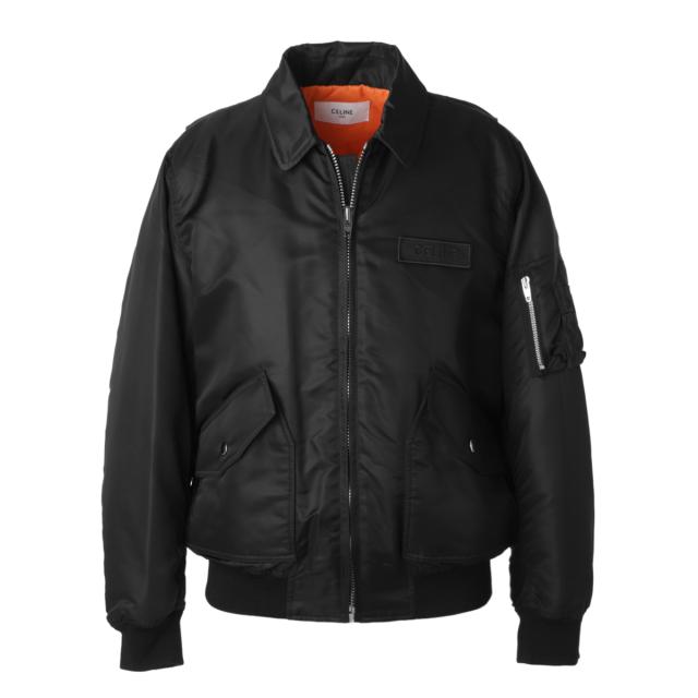 [あす着] セリーヌ CELINE 中綿入り ジップアップ ブルゾン ボンバージャケット メンズ