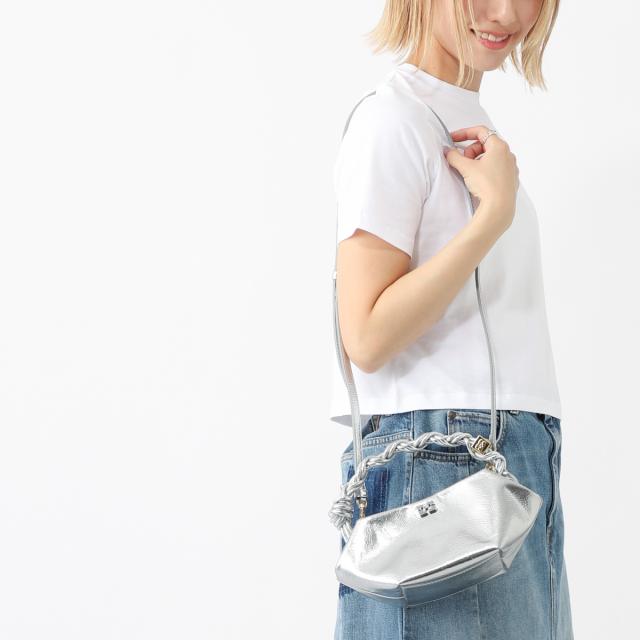 [あす着] ガニー GANNI ハンドバッグ 2WAY クロスボディバッグ レディース GANNI BOU BAG MINI LLIC