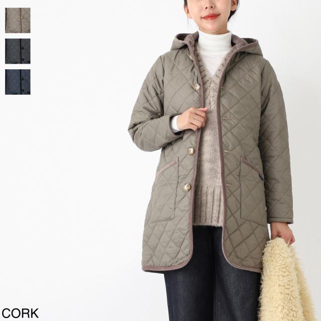 [あす着] ラベンハム LAVENHAM キルティングコート ロングコート レディース BRUNDON WOMENS 20