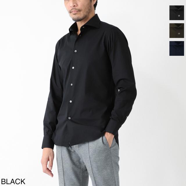 [あす着] ボリエッロ BORRIELLO ワイドカラーシャツ セミワイドカラー フレンチカラー メンズ MARECHIARO SLIM FIT