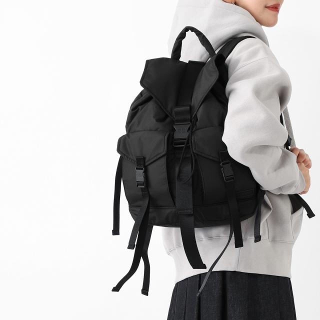 [あす着] ガニー GANNI バックパック リュックサック レディース RECYCLED TECH BACKPACK