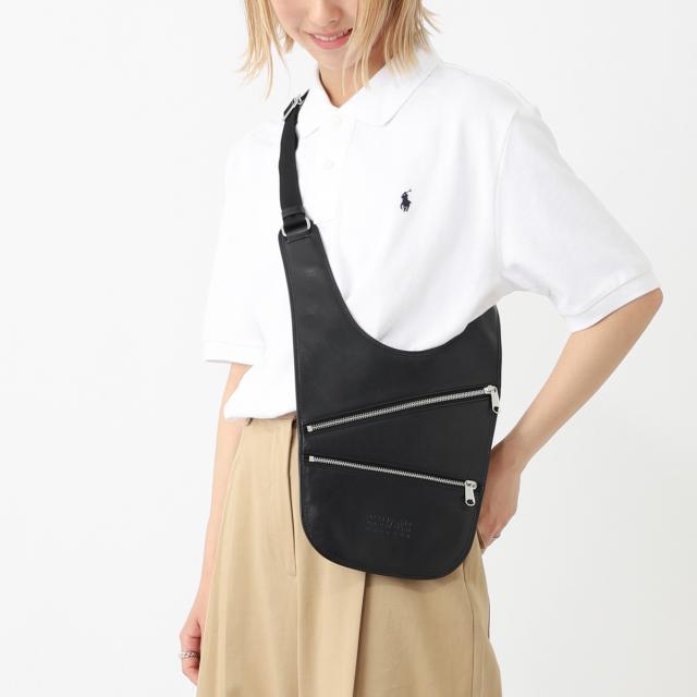 [あす着] エムエム 6 メゾンマルジェラ MM6 Maison Margiela ショルダーバッグ レディース FLAT SADDLE MINI BAG