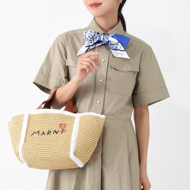[あす着] マルニ MARNI トートバッグ 2WAY かごバッグ レディース SMALL SILLO
