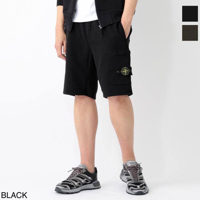 [あす着] ストーンアイランド STONE  ハーフパンツ カーゴバミューダパンツ メンズ 6200012 ORGANIC COTTON FLEECE