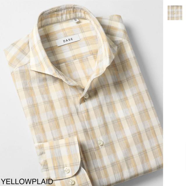 [あす着] デイズ DASE ホリゾンタルカラー シャツ 総柄シャツ メンズ