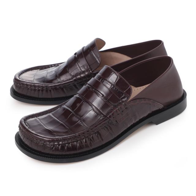 [あす着] ロエベ LOEWE ローファー レディース CAMPO LOAFER  FLAP BACK