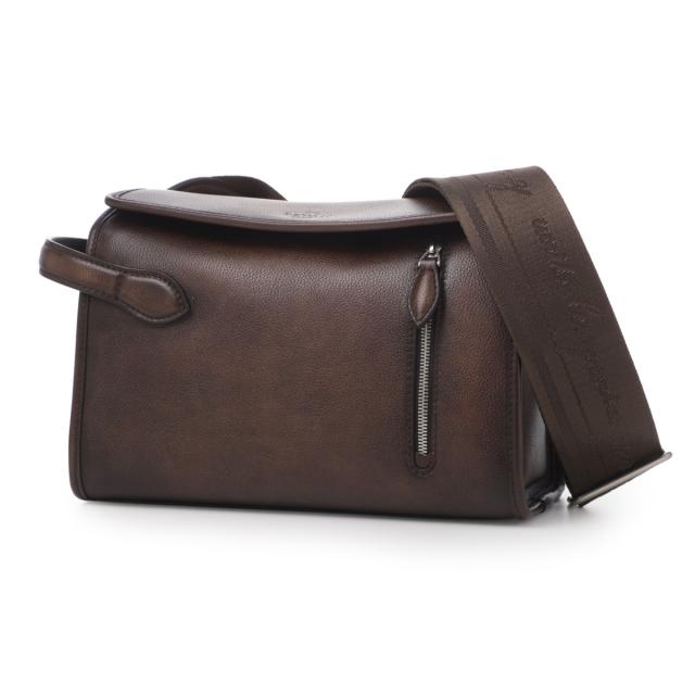 [あす着] ベルルッティ BERLUTI ショルダーバッグ メッセンジャーバッグ メンズ MORNING ON STRAP
