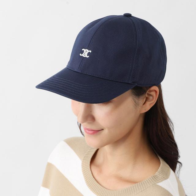 [あす着] セリーヌ CELINE ベースボールキャップ レディース CASQUETTE MINI TRIOMPHE