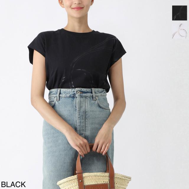 [あす着] ヘルノ HERNO クルーネックTシャツ フレンチスリーブTシャツ レディース