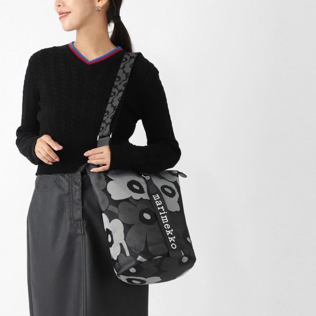 [あす着] マリメッコ marimekko ショルダーバッグ クロスボディバッグ レディース All Day Bucket Unikko shoulderbag