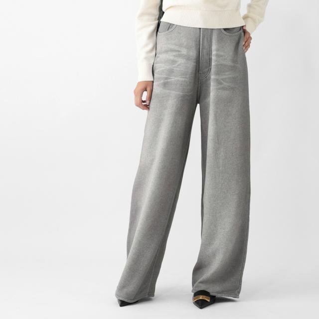 [あす着] アクネ ACNE STUDIOS コットンパンツ ワイドパンツ レディース