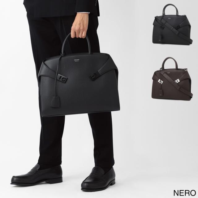 [あす着] フェラガモ FERRAGAMO ブリーフケース メンズ HUG BRIEFCASE