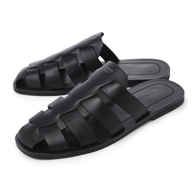 [あす着] プラダ PRADA サンダル ミュール メンズ