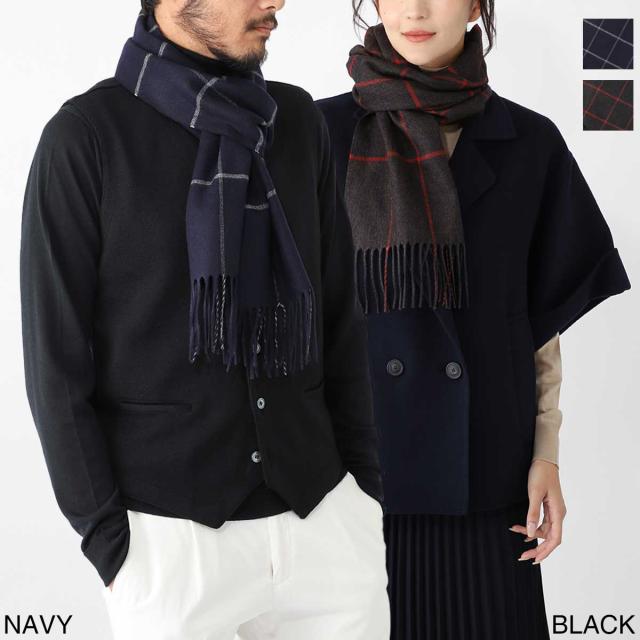 [あす着] ピアチェンツァ カシミア PIACENZA CASHMERE シルク×カシミヤ マフラー スカーフ メンズ レディース YORK