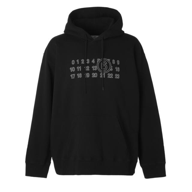 [あす着] エムエム 6 メゾンマルジェラ MM6 Maison Margiela パーカ フーディ メンズ NUMERIC SWEATSHIRT