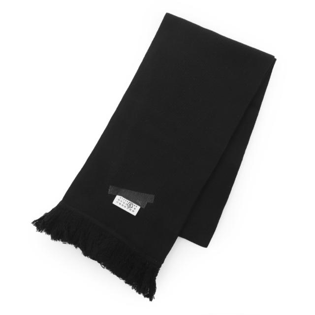 [あす着] エムエム 6 メゾンマルジェラ MM6 Maison Margiela マフラー スカーフ メンズ TAPED LABEL WOOL SCARF