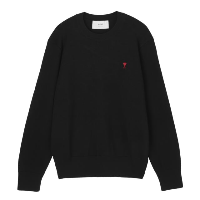 [あす着] アミ AMI クルーネックニット メンズ AMI DE COEUR CREWNECK SWEATER
