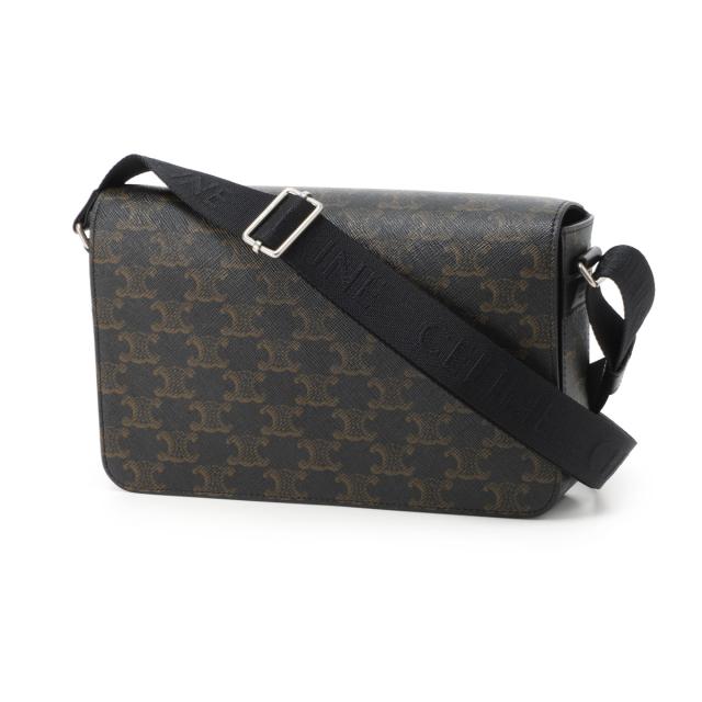 [あす着] セリーヌ CELINE ショルダーバッグ メッセンジャーバッグ メンズ FLAP MESSENGER