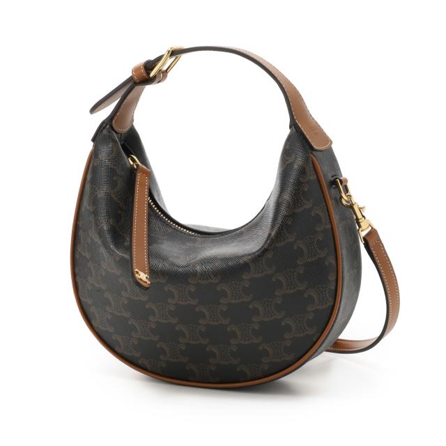 [あす着] セリーヌ CELINE ハンドバッグ 3WAY ホーボーバッグ レディース TEEN CELINE LULU TRIOMPHE CANVAS