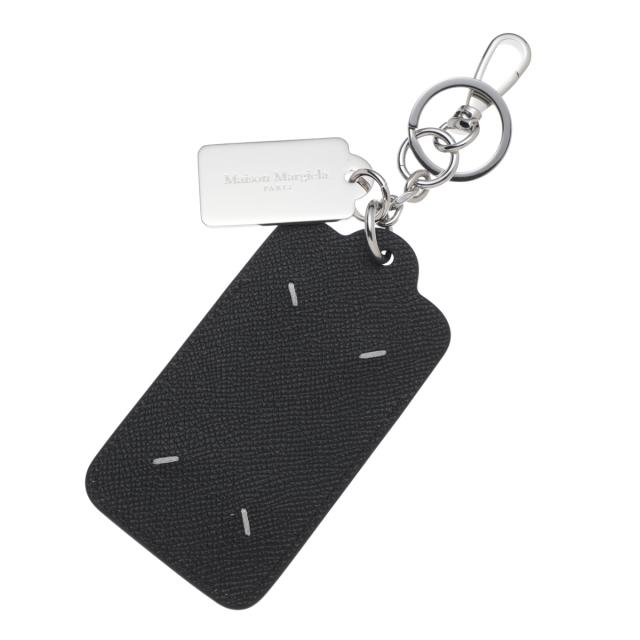 [あす着] メゾンマルジェラ Maison Margiela キーリング カードホルダー バッグチャームレザー DOUBLE TAG KEYRING AND CARD HOLDER BIG