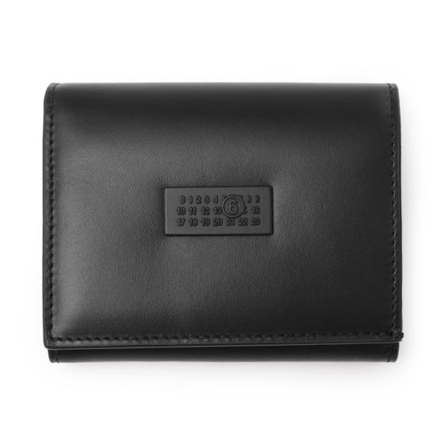 [あす着] エムエム 6 メゾンマルジェラ MM6 Maison Margiela 3つ折り財布 小銭入れ付き メンズ TRIFOLD WALLET