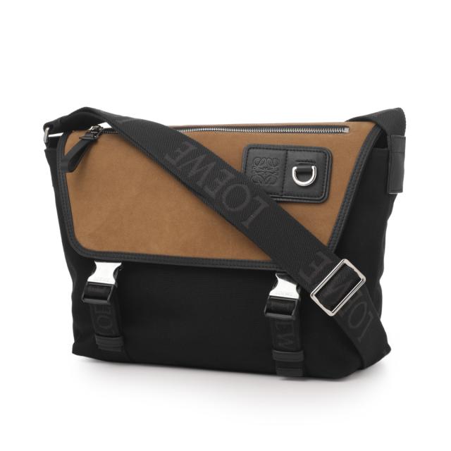 [あす着] ロエベ LOEWE ショルダーバッグ メッセンジャーバッグ メンズ FLEX MESSENGER MEDIUM
