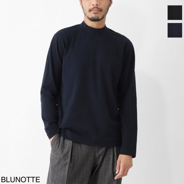 [あす着] チルコロ CIRCOLO 1901 モックネックカットソー メンズ MOCKNECK JERSEY CASHMERE TOUCH カシミアタッチ