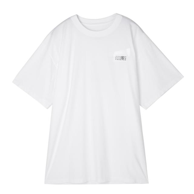 [あす着] エムエム 6 メゾンマルジェラ MM6 Maison Margiela クルーネックTシャツ メンズ Trompe l'oeil T-shirt