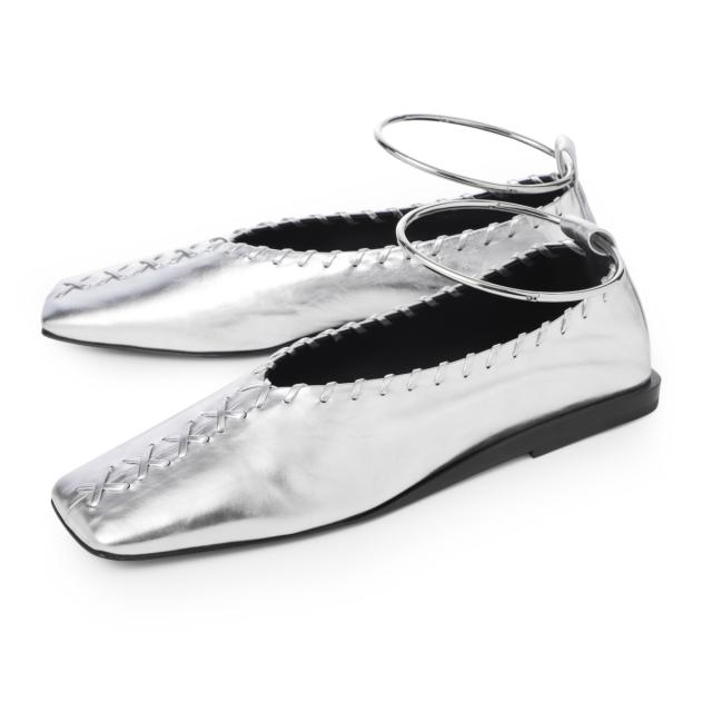 [あす着] ジルサンダー JIL SANDER バレエシューズ フラットシューズ レディース Ring Ballerina
