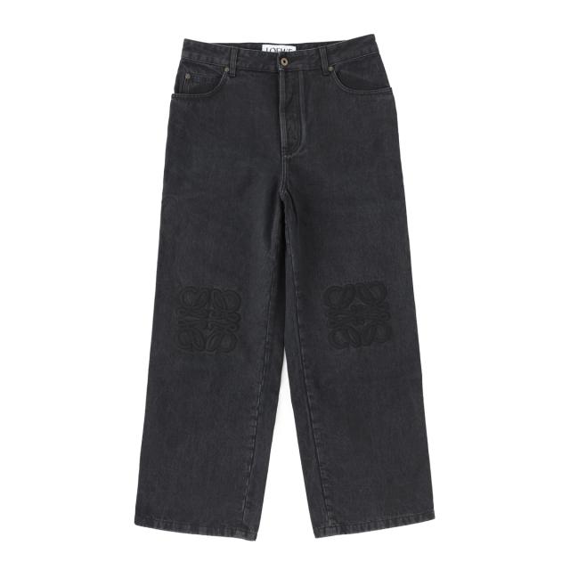[あす着] ロエベ LOEWE ボタンフライジーンズ バギージーンズ メンズ ANAGRAM BAGGY JEANS