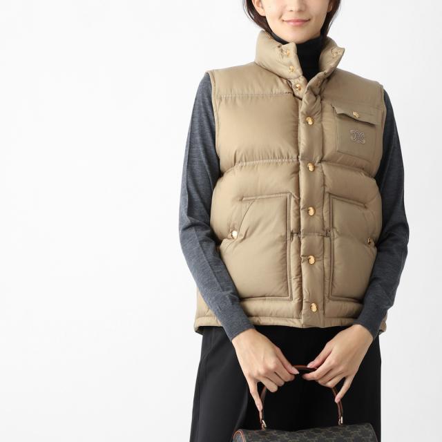 [あす着] セリーヌ CELINE 中綿入り ベスト レディース DOUDOUNE SANS MANCHES