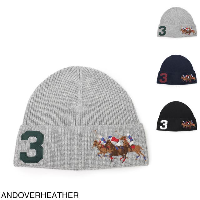 『ネコポス対応(2点まで)』[あす着] ポロラルフローレン POLO RALPH LAUREN ニットキャップ ビーニー メンズ レディース POLO MATCH BEANIE