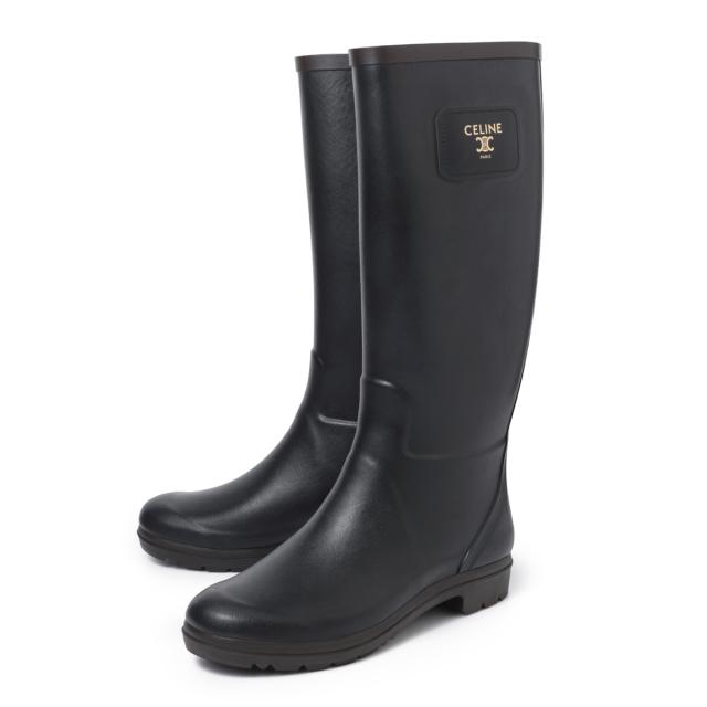 [あす着] セリーヌ CELINE レインブーツ レディース HIGH BOOT 35
