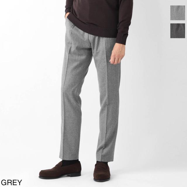 [あす着] ベルウィッチ BERWICH スラックス ウールパンツ メンズ BERTO LIGHT MELANGE WOOL