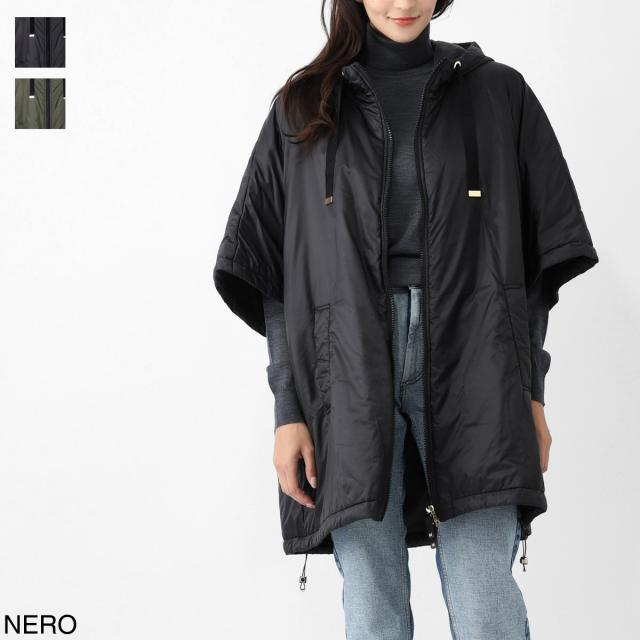 [あす着] マックスマーラ ザ・キューブ MAX MARA THE CUBE フーデッド ブルゾン ケープ レディース GREENCI