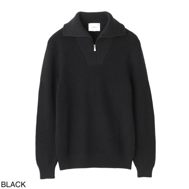 [あす着] グランサッソ Gran Sasso ハーフジップニット メンズ LUPO M/L ZIP あす着] グランサッソ Gran Sasso ハーフジップニット メンズ LUPO M/L ZIP