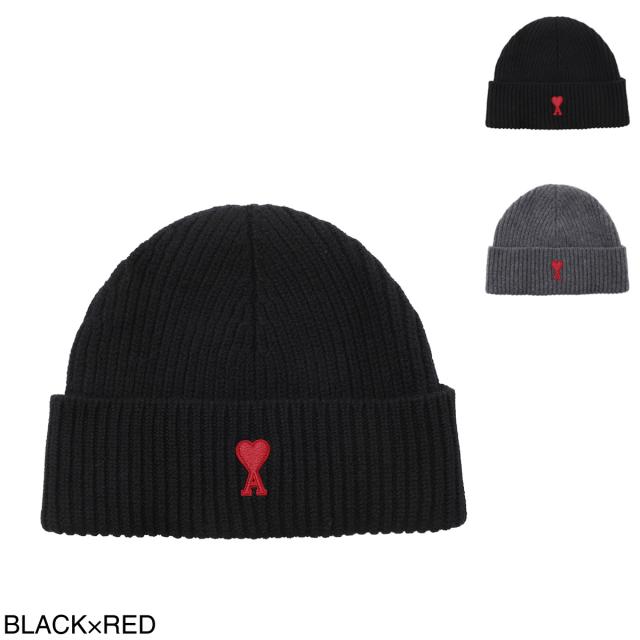 [あす着] アミ AMI ニットキャップ ビーニー メンズ レディース AMI DE COEUR