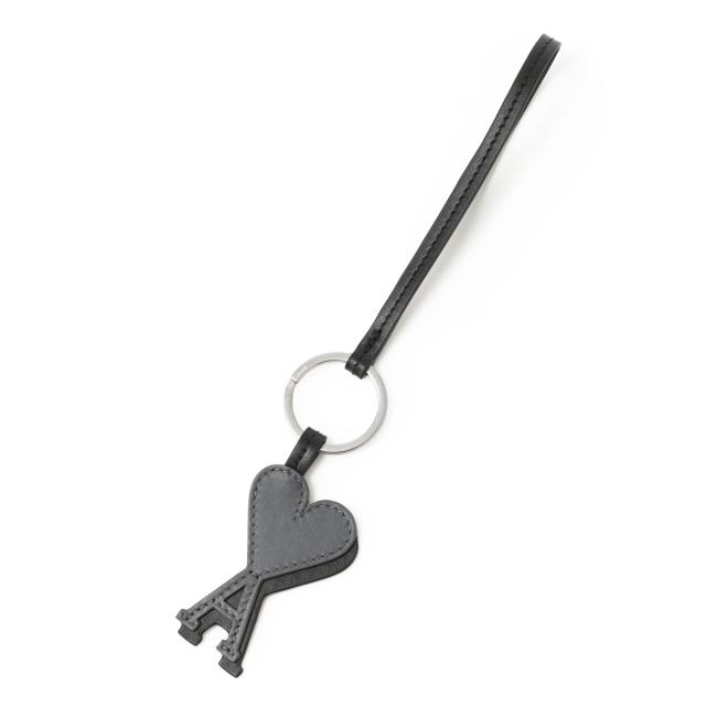 [あす着] アミ AMI キーリング バッグチャームレザー メンズ レディース AMI DE COEUR